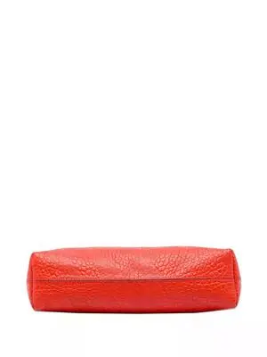 Burberry 2000-2017 Small Grain Check Embossed Leather Chichester Crossbody Bag