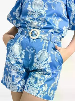 Borgo De Nor Gwen Barocco-print Shorts