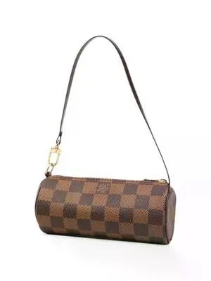LOUIS VUITTON 1990-2020 Damier Ebene Papillon Pochette Handbag