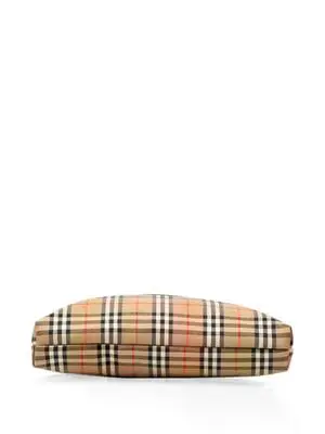 Burberry Haymarket Check Canvas Clutch Bag