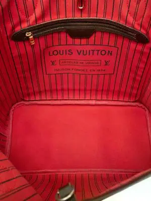 LOUIS VUITTON 2000-2026 Damier Ebene Neverfull Mm Tote Bag