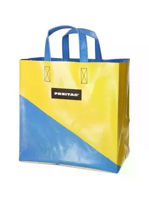 FREITAG Logo Patch Tote Bag - Yellow
