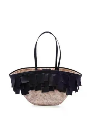 FILIPPO CATARZI Formentera Fringed Tote Bag