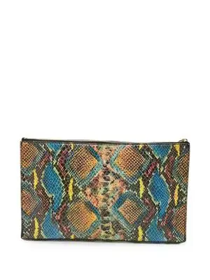 Stella McCartney Faux Python Clutch Bag