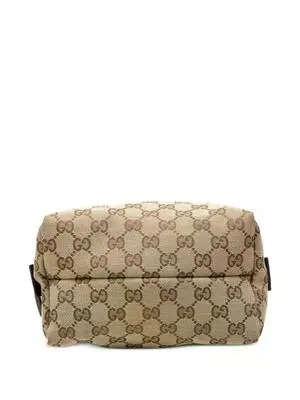 Gucci Monogram Canvas Balthus Tofu Bag - Neutrals