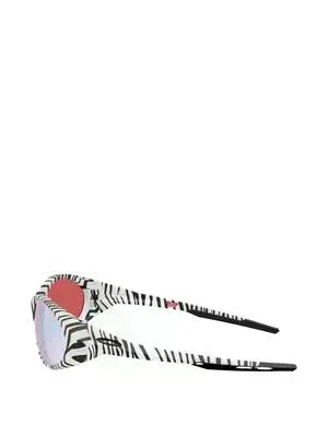 Oakley Zebra Print Cat Eye-frame Sunglasses