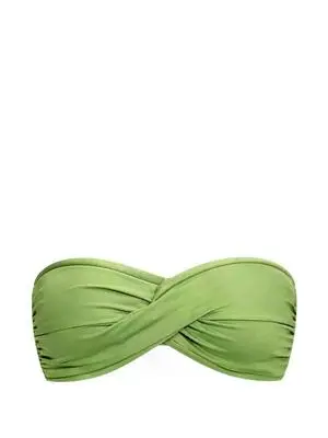 Seafolly Twist-detail Bandeau Bikini Top