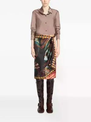 Dries Van Noten Wrap Scarf-skirt