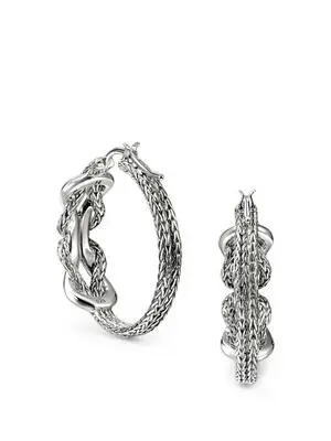 John Hardy Infinite Love Knot Hoop Earrings