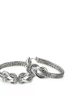 John Hardy Infinite Love Knot Hoop Earrings