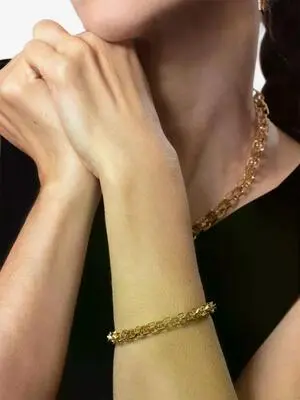 CADAR 18k Yellow Narrow Link Bracelet