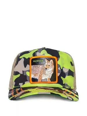 GOORIN BROS GOORIN BROS Camouflage Baseball Cap With Animal Patch Green