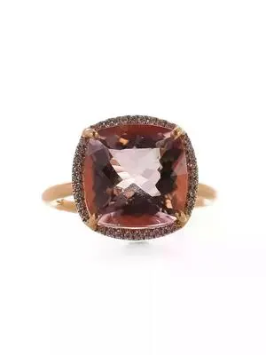 Irene Neuwirth Gem Drop Morganite And Diamond Ring