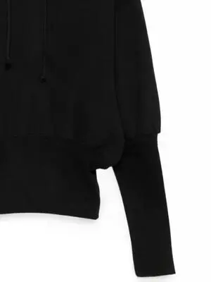 ALAINPAUL Fitted-waist Puff-sleeve Hoodie