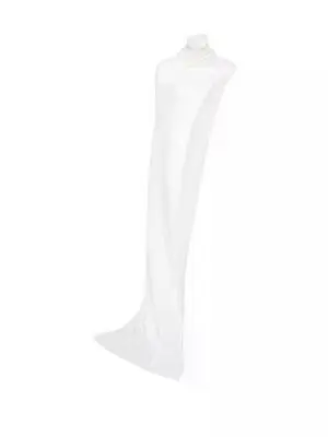 Antonelli Firenze Terenzia Sequin-embellished High Neck Sleeveless Top - White