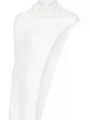 Antonelli Firenze Terenzia Sequin-embellished High Neck Sleeveless Top