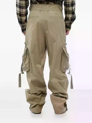 Off-White Cargo Trousers With Zipped Pockets