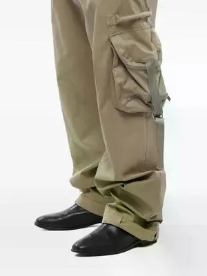 Off-White Cargo Trousers With Zipped Pockets