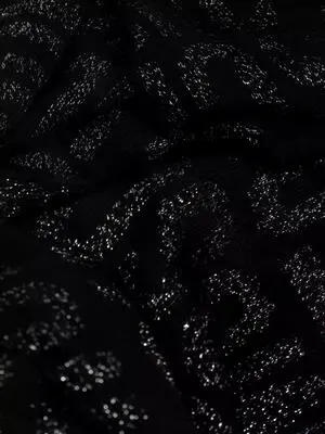 Moschino Logo-print Lurex Scarf
