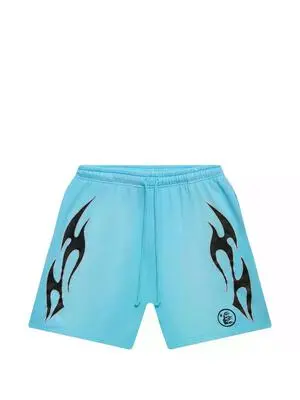 HELLSTAR Flame Print Shorts
