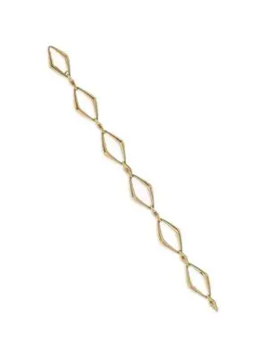 PARULINA 18k Yellow Openwork Diamond-shaped Link Bracelet - Gold