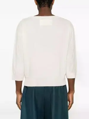 Extreme Cashmere Cashmere V-neck Three-quarter Sleeve Sweater
