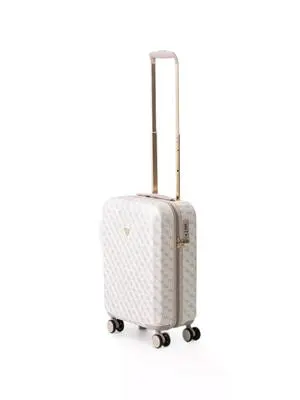 Guess Monogram-print Logo-plaque Luggage