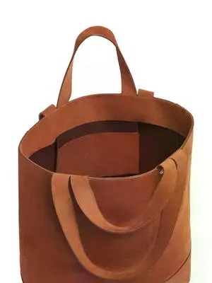 Marni Rivet-embellished Suede Tote Bag