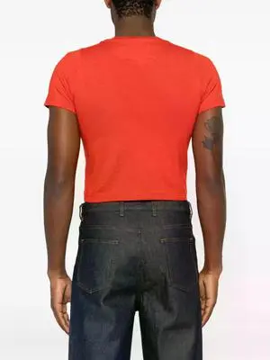 Extreme Cashmere Tina Cropped Short-sleeve T-shirt
