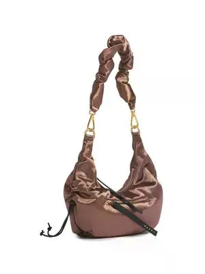 Marni Smocked Toggle-secured Shoulder Bag