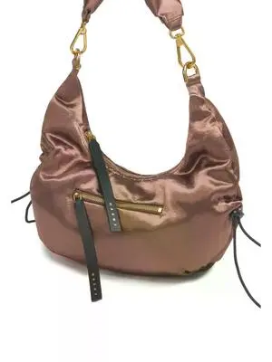 Marni Smocked Toggle-secured Shoulder Bag
