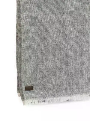 Canali Frayed Scarf