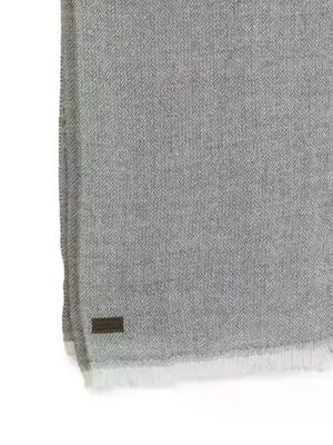 Canali Frayed Scarf