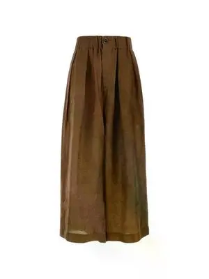 UMA WANG Jacquard Patterned Trousers