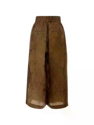 UMA WANG Jacquard Patterned Trousers