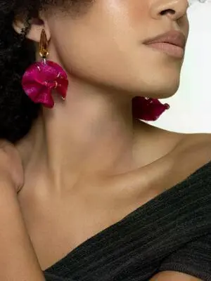 SILVIA FURMANOVICH Horse Mane Citrine And Diamond Earrings