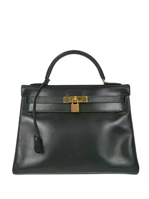 Hermès Hermès 1989 32 Kelly Sellier Bag Green