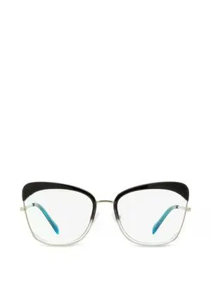 Emilio Pucci Butterfly Frame Eyeglasses - Silver