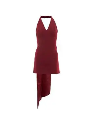KENZIE KLAMBIE Halterneck Tie-fastening Dress