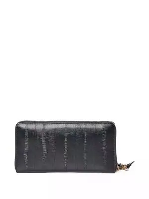 GIANNI CHIARINI Logo-detail Leather Wallet - Black
