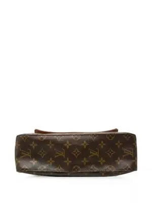 LOUIS VUITTON 2003 Monogram Mini Looping Shoulder Bag - Brown