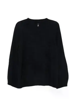 Alberta Ferretti Button-embellished High-low Sweater