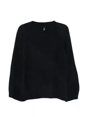 Alberta Ferretti Button-embellished High-low Sweater