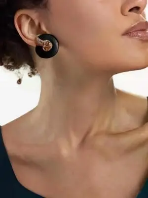 Vhernier Midi Verso Clip Earrings