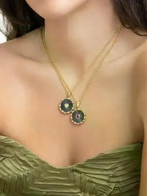 Vram Hypha Ruby Pendant Necklace