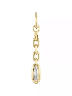 UNIFORM OBJECT 18k Yellow Carriage Drop Diamond Pendant - Gold