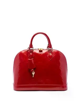 LOUIS VUITTON 2013 Monogram Vernis Alma Pm Handbag