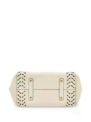 FERRAGAMO Sofia Leather Laser-cut Tote Bag