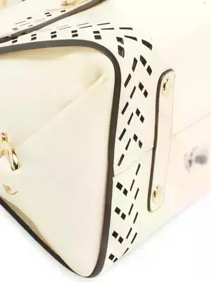 FERRAGAMO Sofia Leather Laser-cut Tote Bag