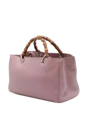 Gucci 2016-2026 Medium Calfskin Bamboo Shopper Satchel